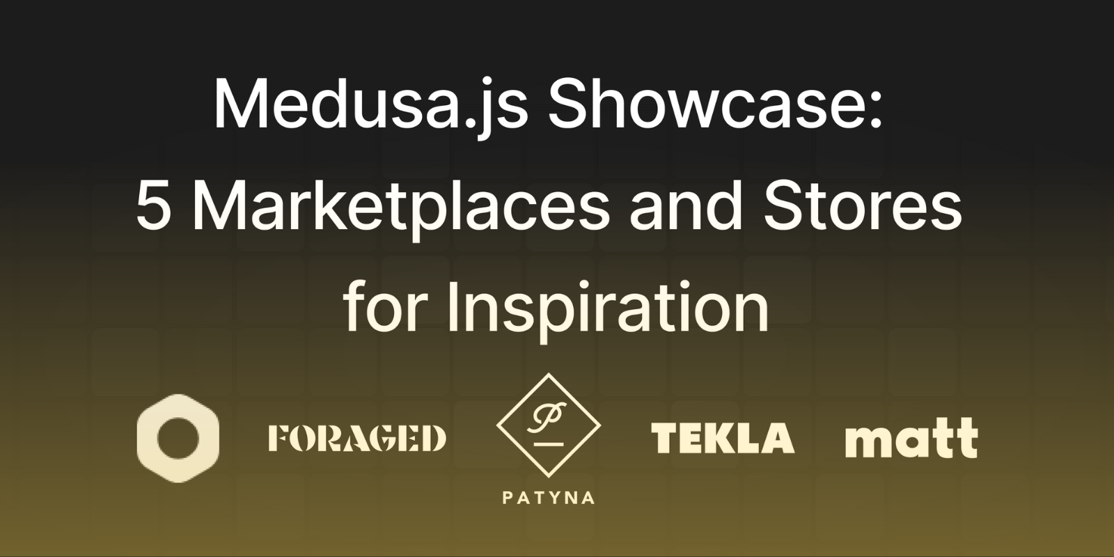 Medusa.js Showcase: 5 Marketplaces and Stores for Inspiration | Rigby