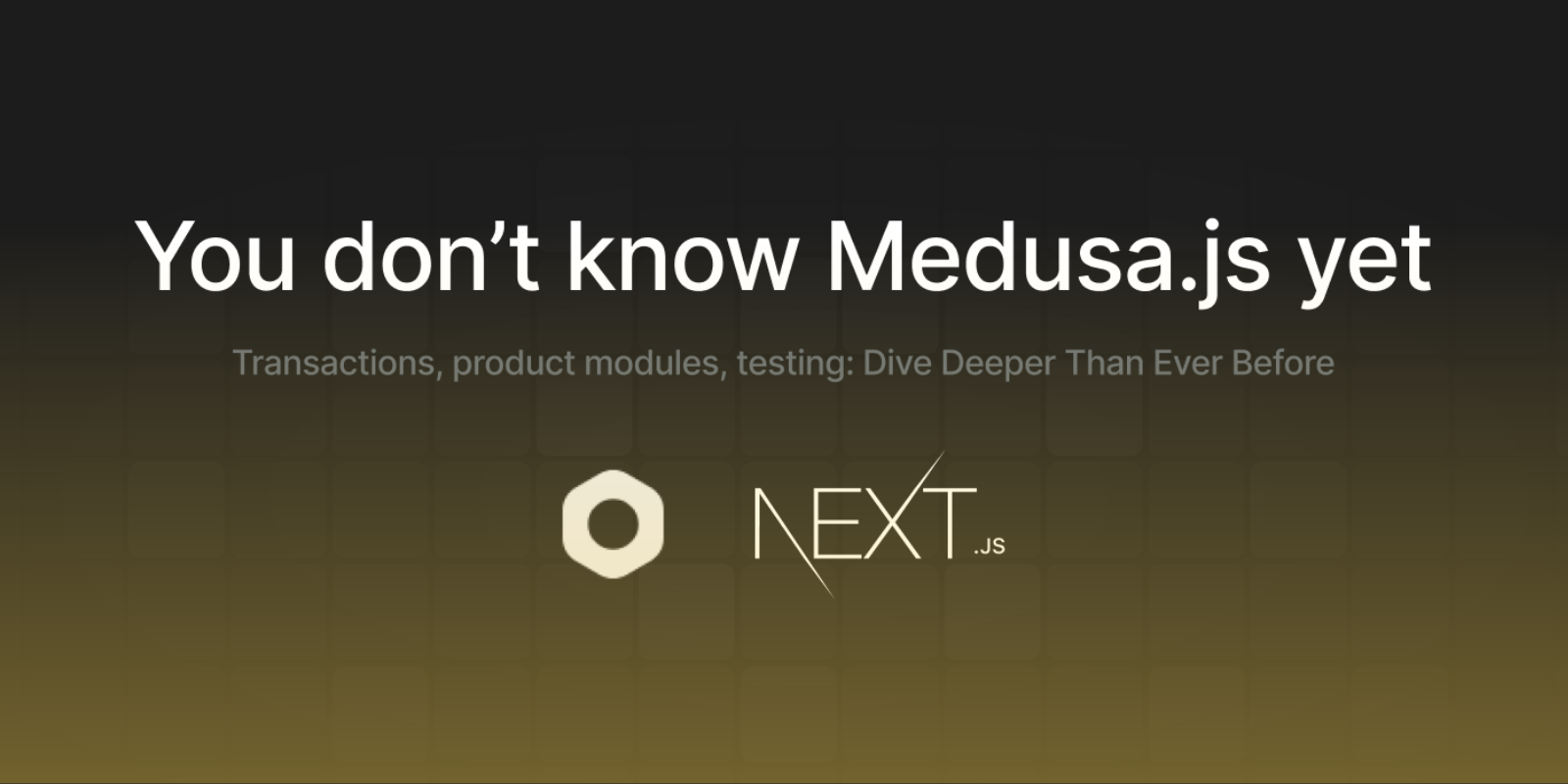 Things You Don’t Know About Medusa.js - Part 1 | Rigby